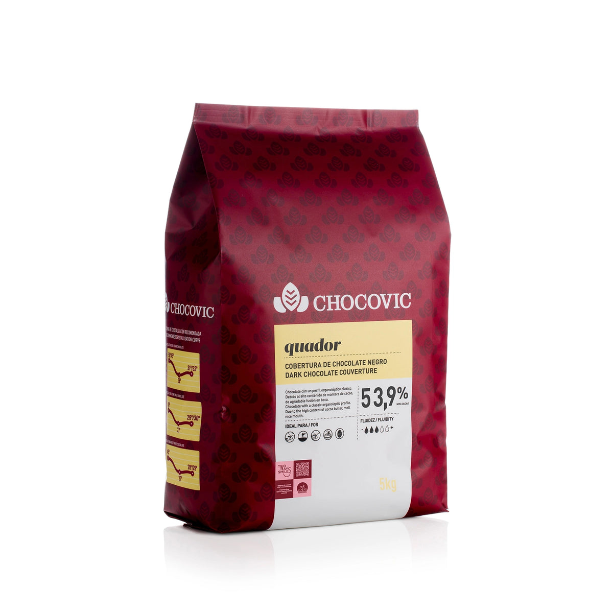Chocovic Quador Dark Chocolate 5kg – Baking Chocolate Co