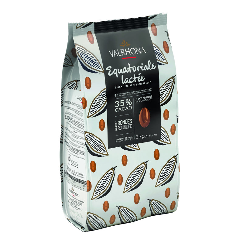 Valrhona Equatoriale Lactee 35% - 3kg – Baking Chocolate Co