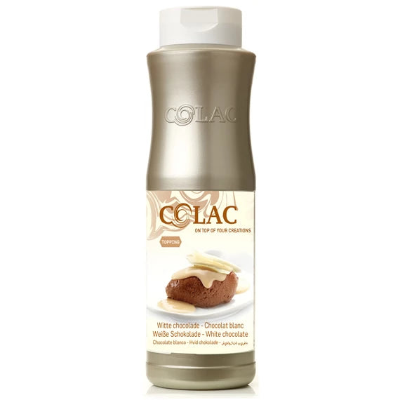 Colac White Chocolate Topping Sauce 1kg – Baking Chocolate Co